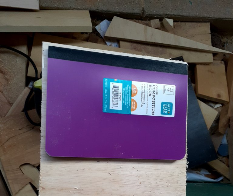 Wood burned Op Art notebook – Quinnfiredesign